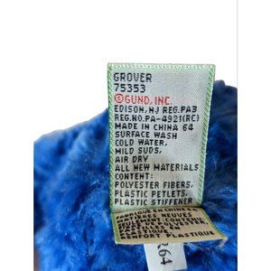 Gund | Toys | Gund Sesame Street Grover Blue Plush Stuffed Animal 202 ...
